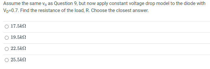 Solved Consider the following peak rectifier circuit. You | Chegg.com