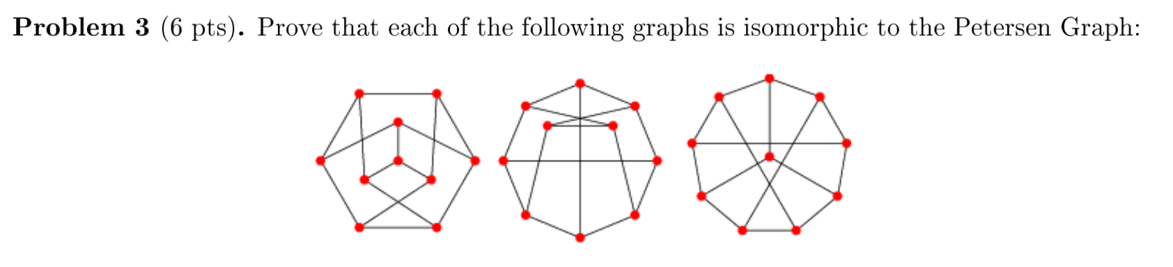 Solved Problem 3 (6 pts). Prove that each of the following | Chegg.com