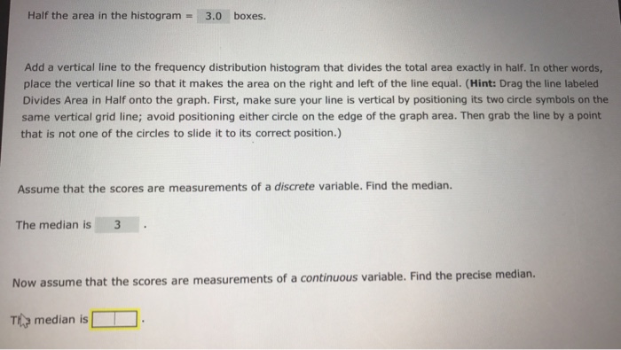 Solved 8. Computing the median for discrete and continuous | Chegg.com