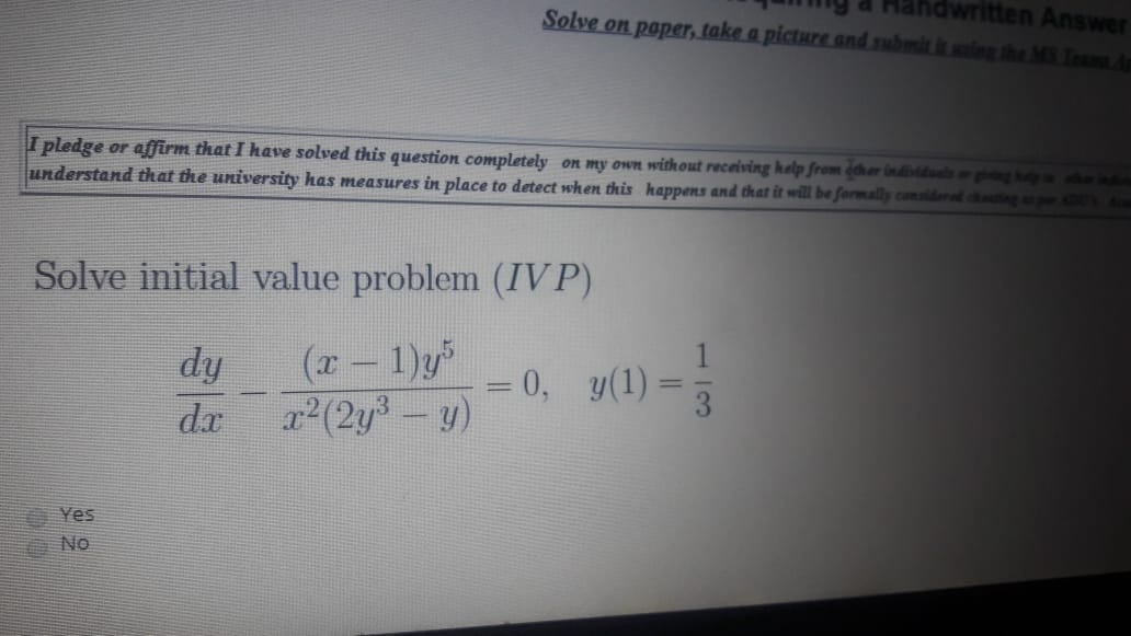 Solved handwritten Answer Solve on paper, take a picture and | Chegg.com