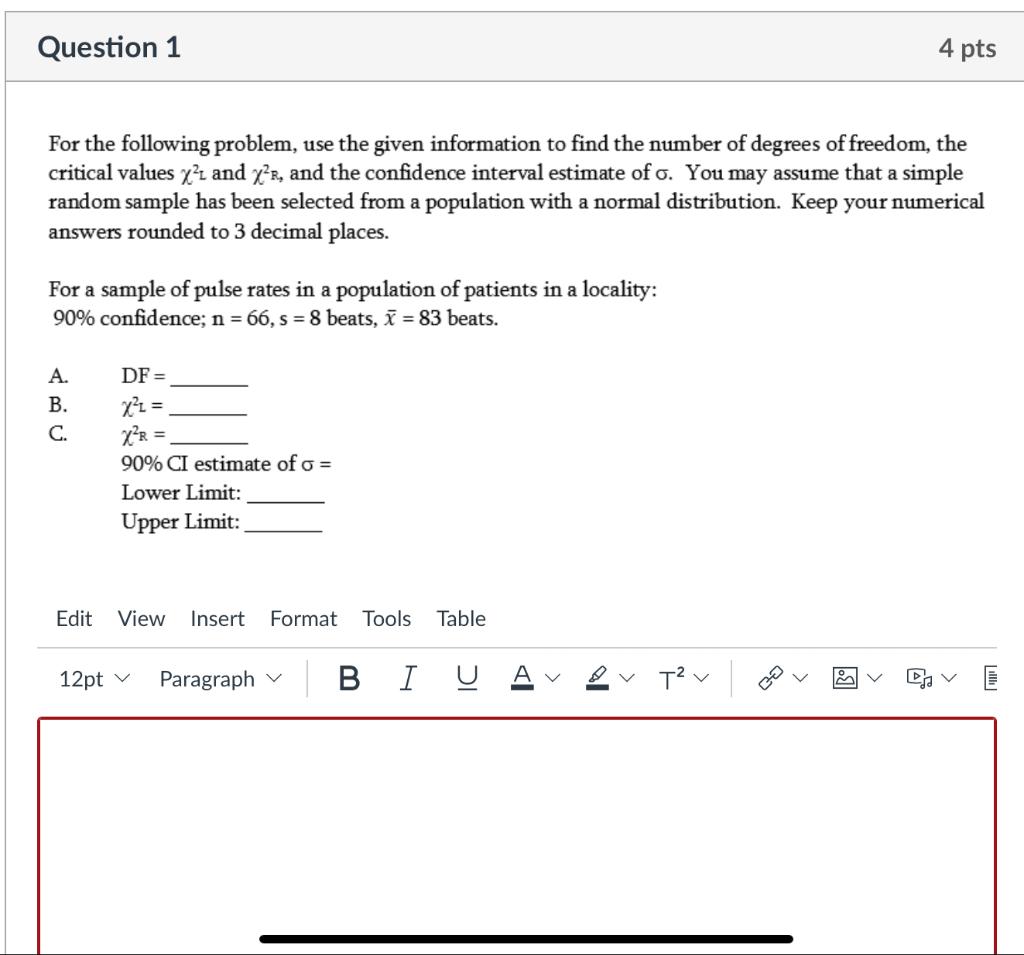 Solved For the following problem, use the given information | Chegg.com