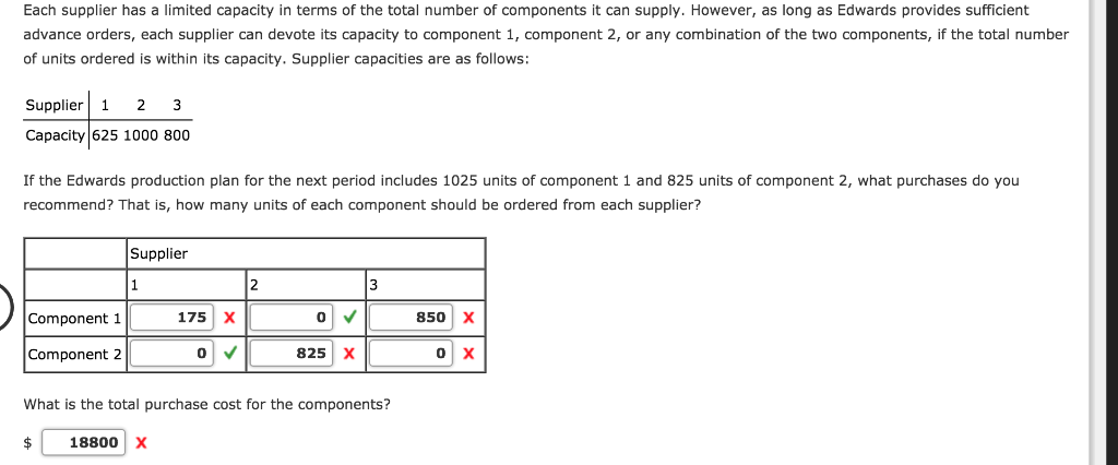 Solved Problem 9-11 (Algorithmic) Edwards Manufacturing | Chegg.com