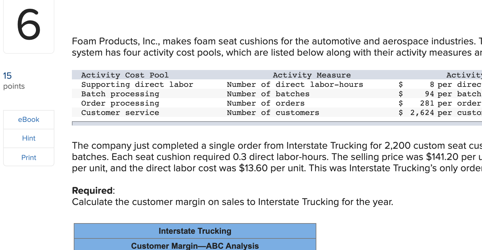 Solved Required: Calculate the customer margin on sales to | Chegg.com