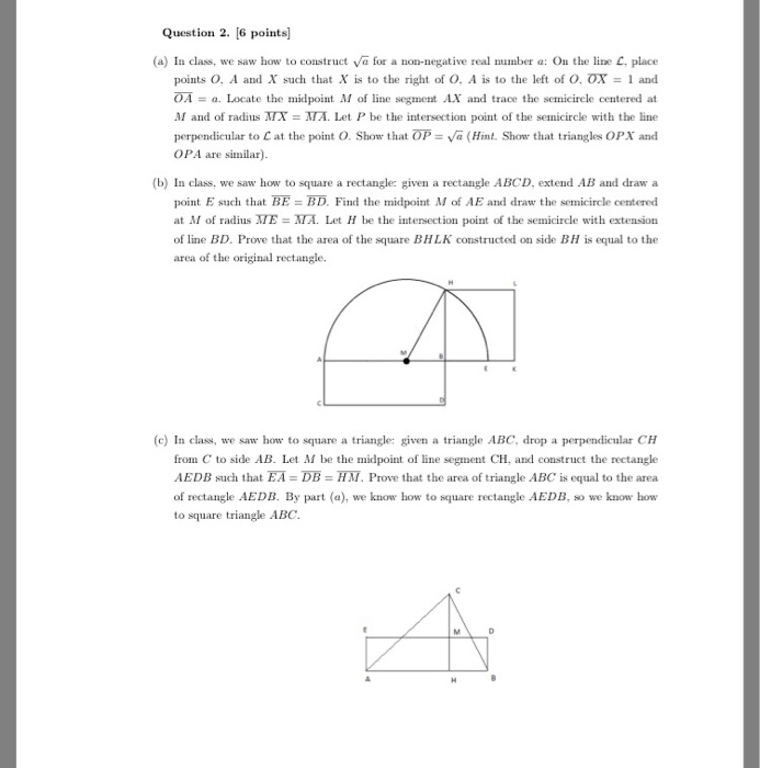 Solved Question 2. [6 points] (a) In class, we saw how to | Chegg.com