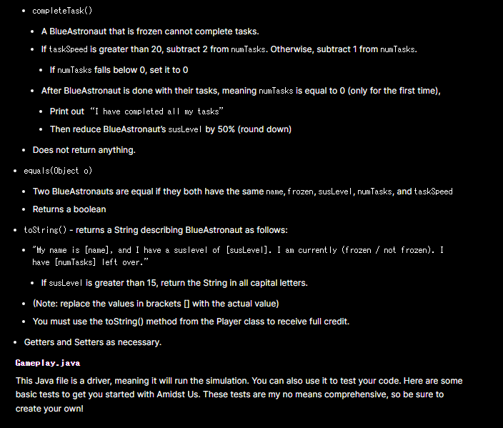 Solved Java Help! Please please read the instruction | Chegg.com