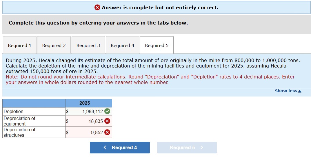 Solved Problem 11 13 Static Depreciation And Depletion