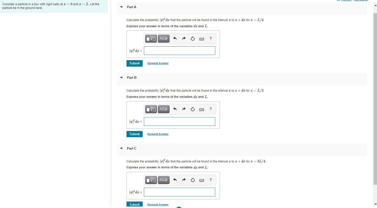 Solved PPlease help me with parts A, B, and C. They are all | Chegg.com
