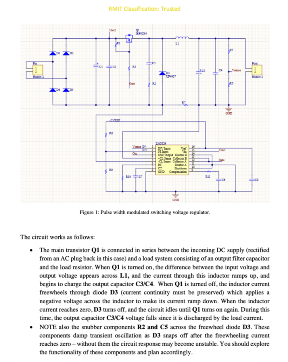The primary project specification is to design and | Chegg.com