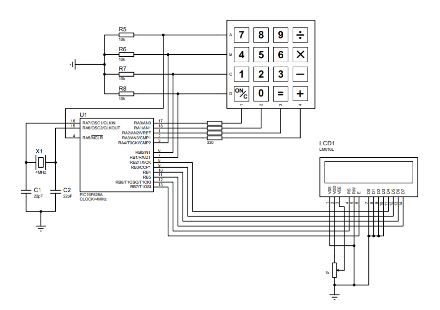 Solved Using Pic16f628a Microcontroller And Microc Pro 