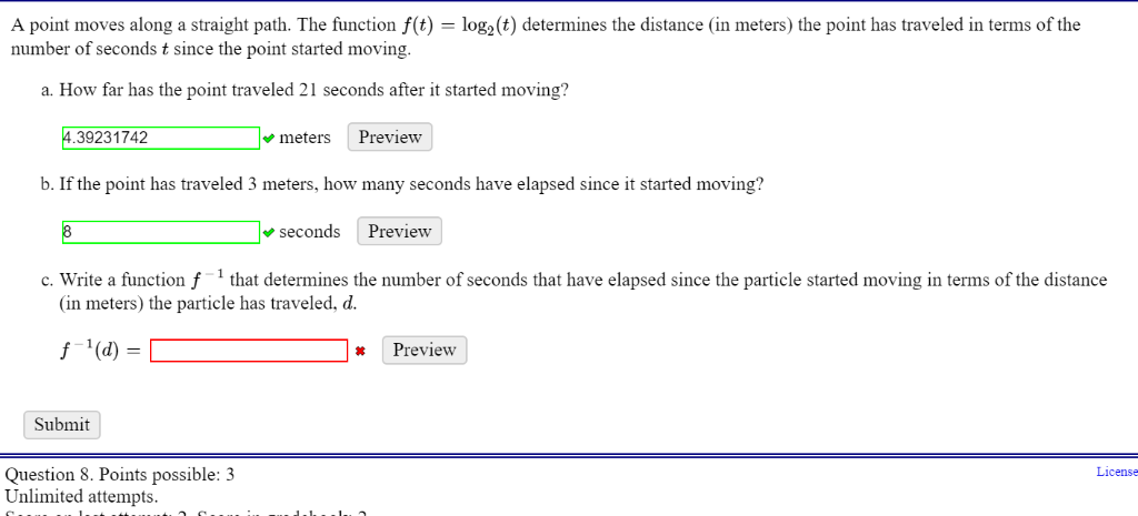 Solved A point moves along a straight path. The function | Chegg.com