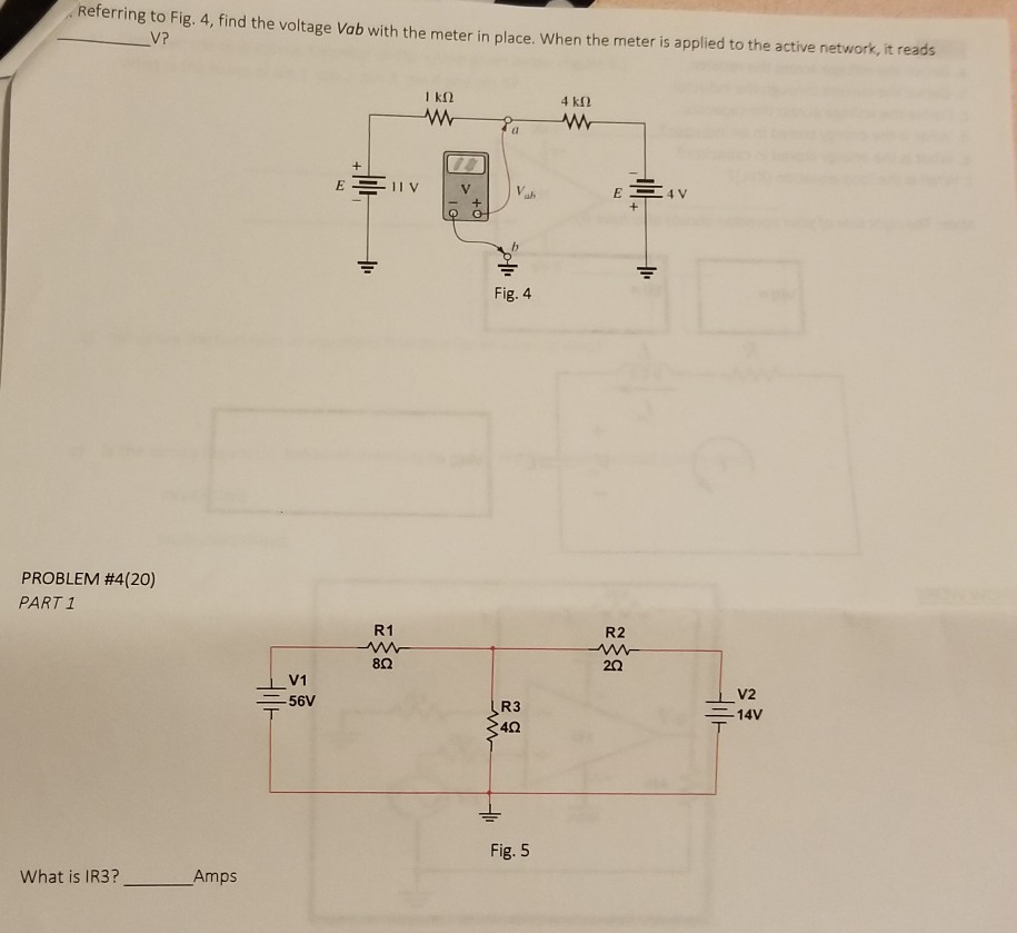 Solved PROBLEM #1(20) PART 1 What is the reading of the | Chegg.com