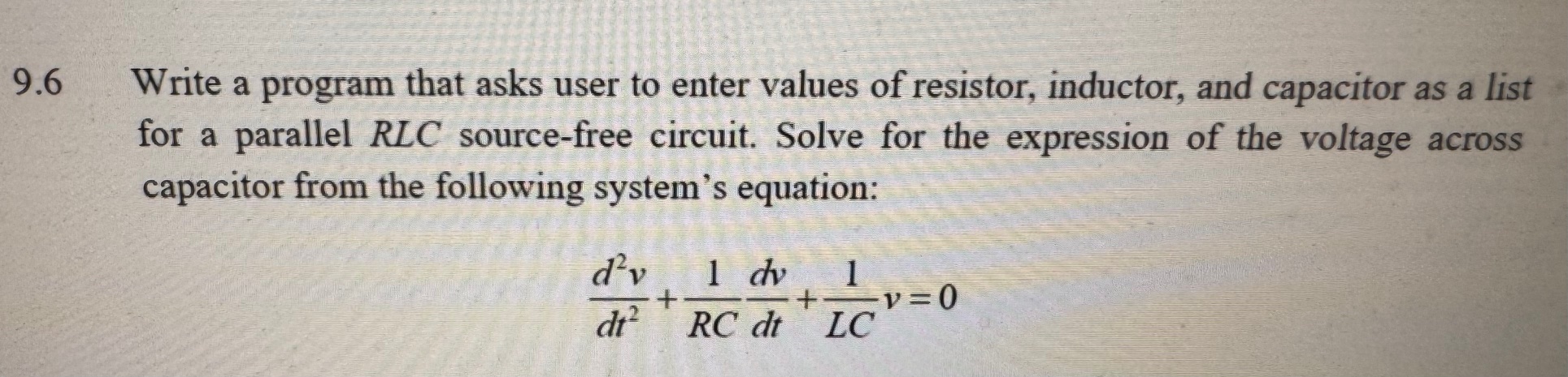 Solved 9.6 ﻿Write a program that asks user to enter values | Chegg.com