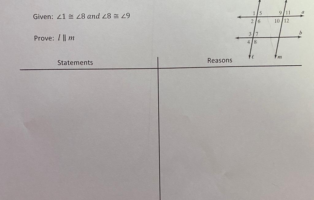 Solved 15 9/11 a Given: 21 = 28 and 28 29 2/6 10/12 3/7 b | Chegg.com