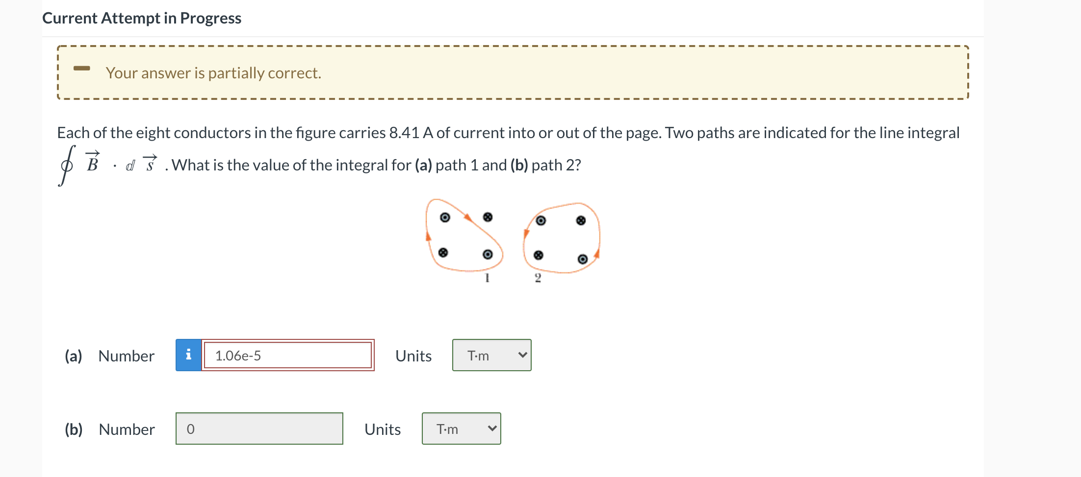 Solved Current Attempt in Progress 1 1 I Your answer is | Chegg.com
