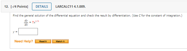 Solved Find the general solution of the differential | Chegg.com