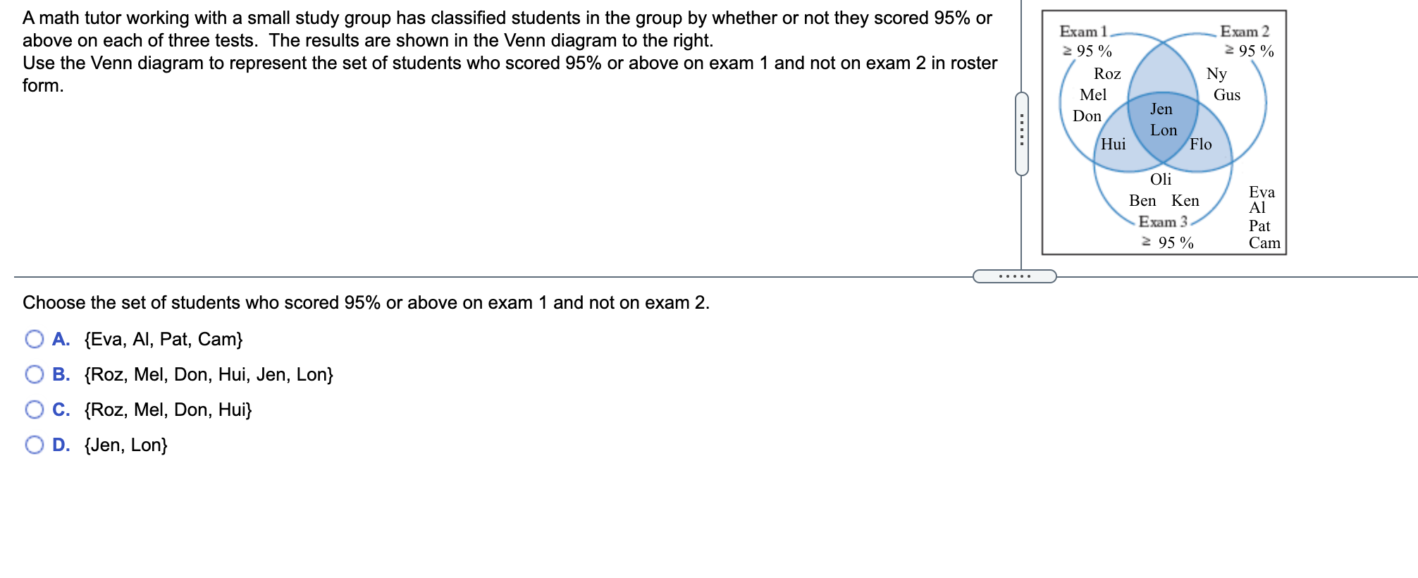 Solved A math tutor working with a small study group has | Chegg.com