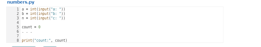 Solved Write a program that reads three integers a, b, and | Chegg.com