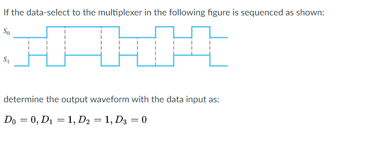 Solved If the data-select to the multiplexer in the | Chegg.com