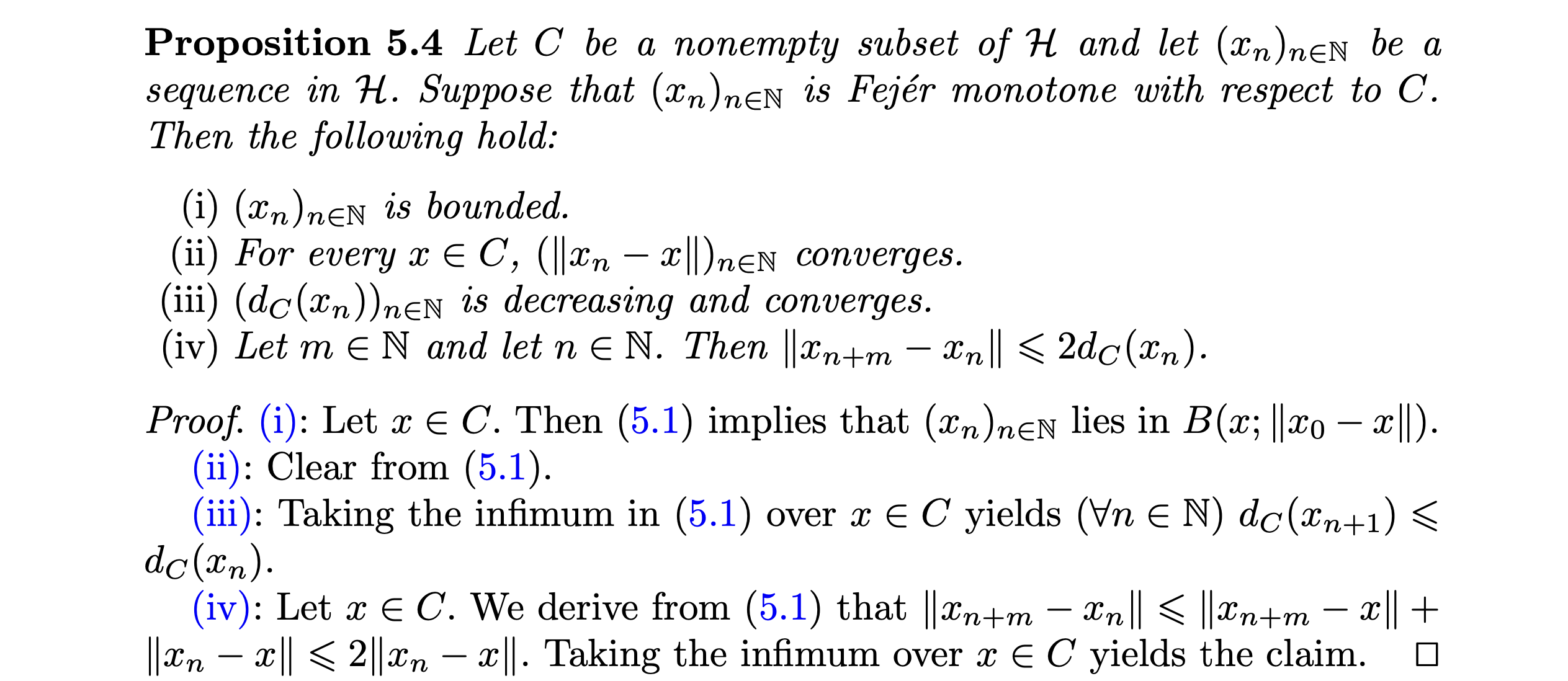 Solved Definition 5.1 Let C be a nonempty subset of H and | Chegg.com