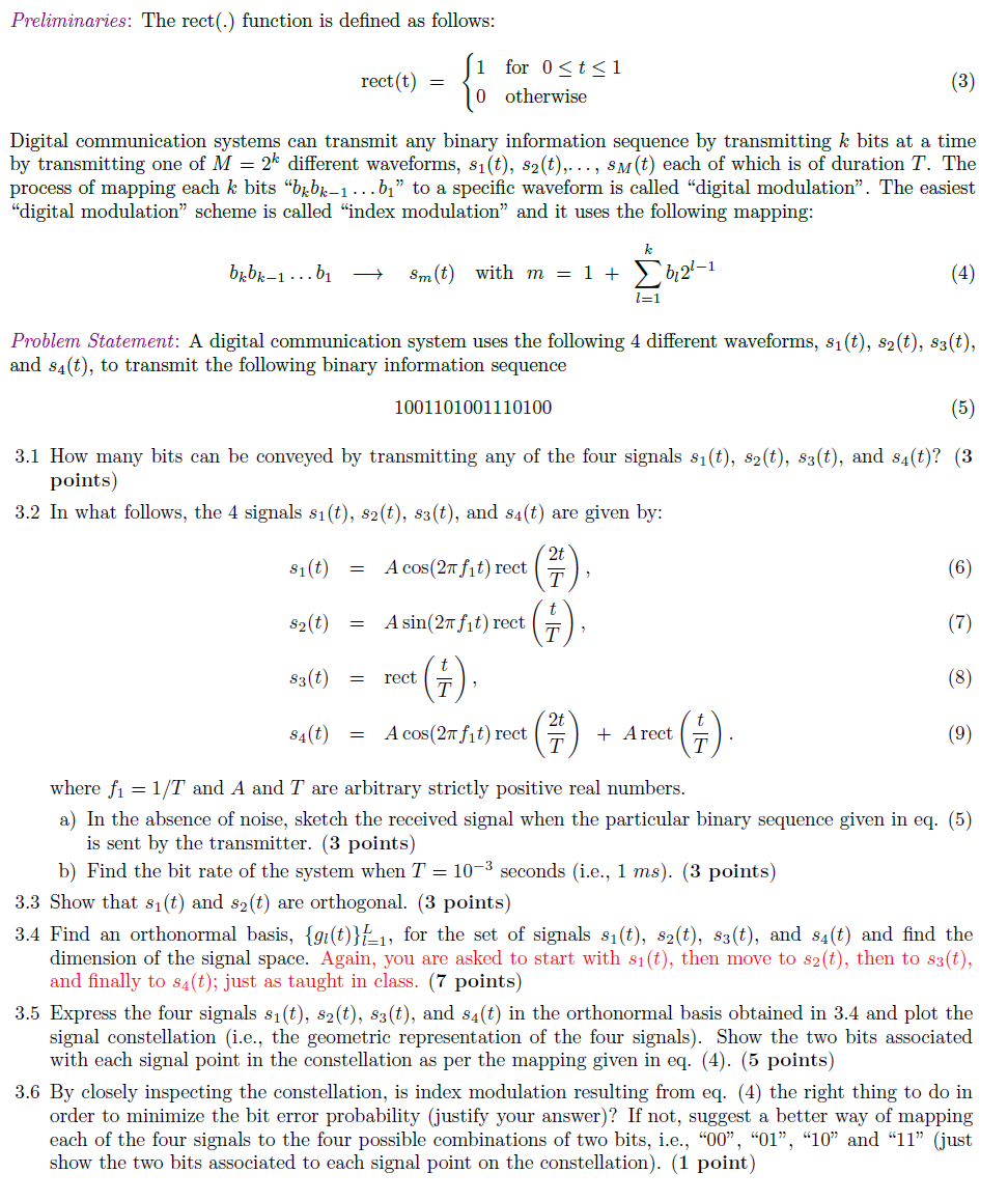Solved Preliminaries: The rect | Chegg.com