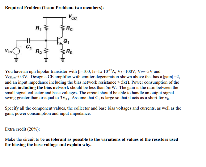 Solved Required Problem (Team Problem: two members): You | Chegg.com