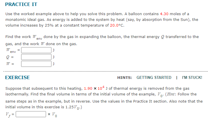 Solved GOAL Find the work done during an isothermal | Chegg.com
