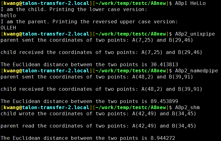 Follow The Example Programs Unixpipec Namedpipec 