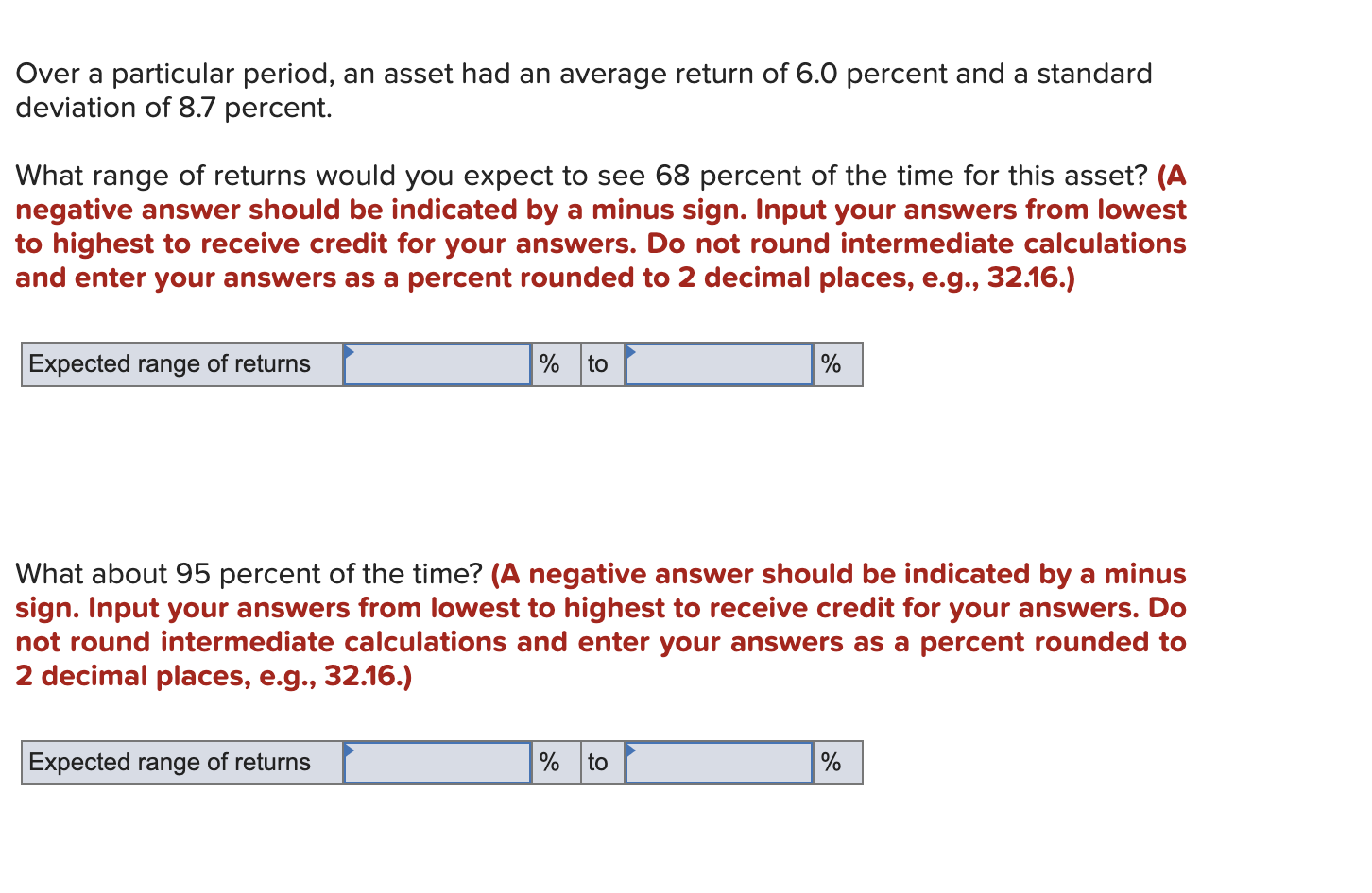 Solved Over a particular period, an asset had an average | Chegg.com