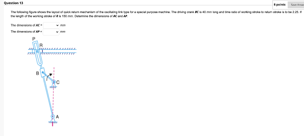 Solved Question 11 12 points Save Answe In a four bar chain | Chegg.com
