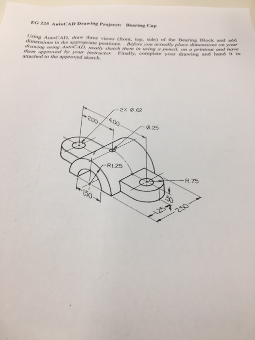 How To Draw Bearing In Autocad