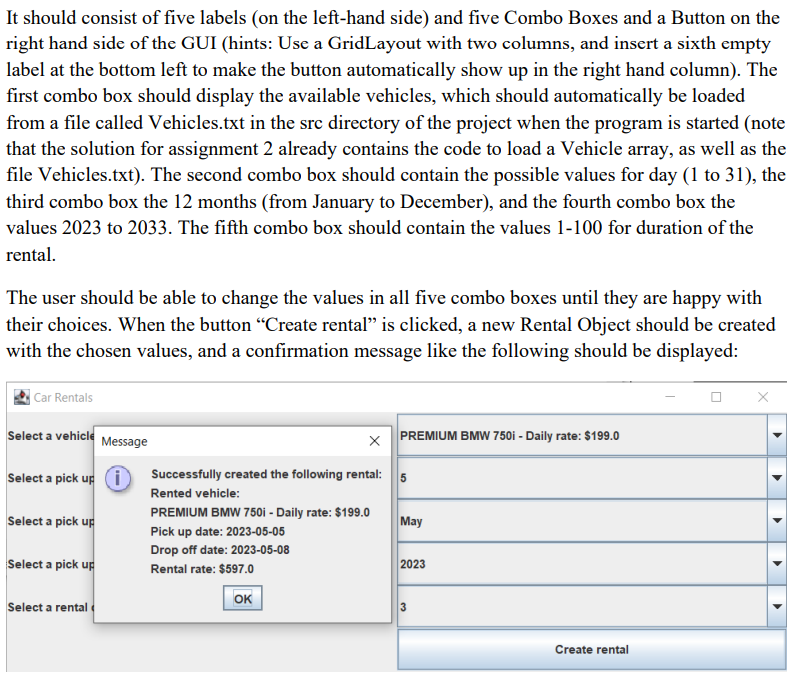 Solved Assignment 3 will extend assignment 2− please use the | Chegg.com