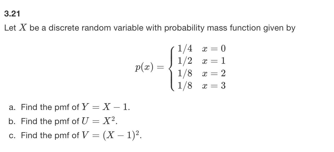 Solved 321 Let X Be A Discrete Random Variable With 6184
