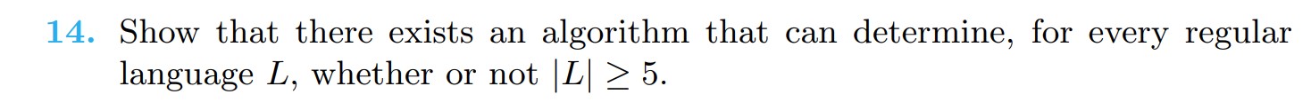 Solved 14. Show that there exists an algorithm that can | Chegg.com