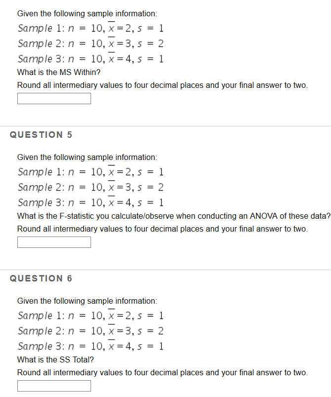 Solved Given the following sample information: Sample 1: n = | Chegg.com