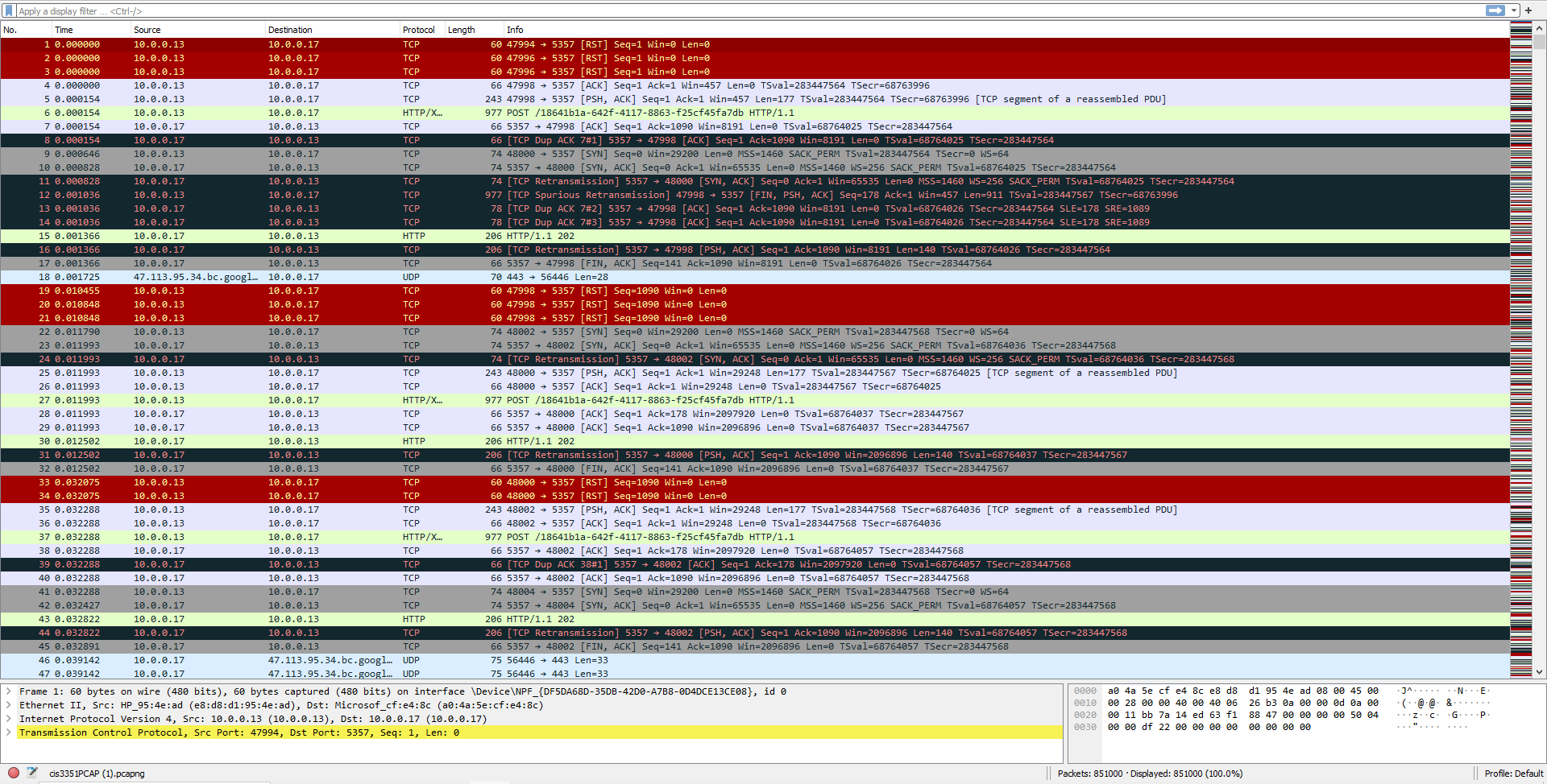 Solved Im using wireshark for this but I am not sure if this | Chegg.com
