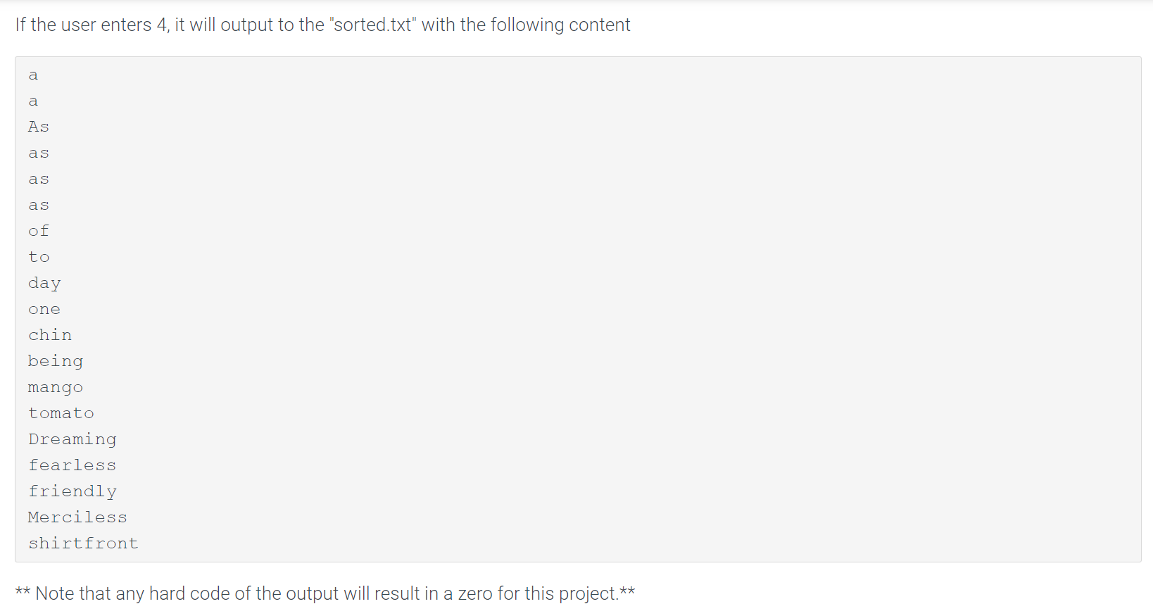 Solved 29.4 Project 1 - Problem# 2: A Simple Text Processing | Chegg.com