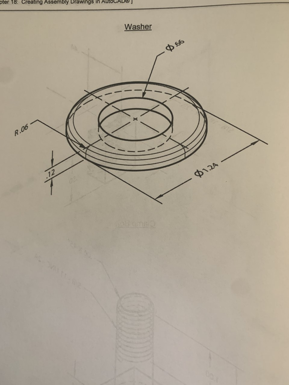 Chapter 18: Creating Assembly Drawings in AutoCAD®] | Chegg.com