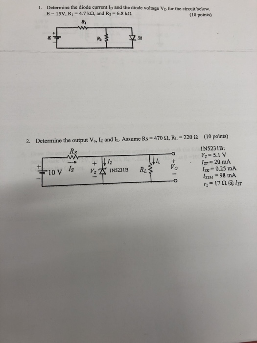 Solved Determine the diode current Ip and the diode voltage | Chegg.com Solved Determine the diode current Ip and the diode voltage | Chegg.com