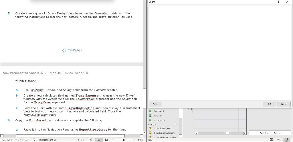 Solved New Perspectives Access 2019 | Module 11: SAM Project | Chegg.com