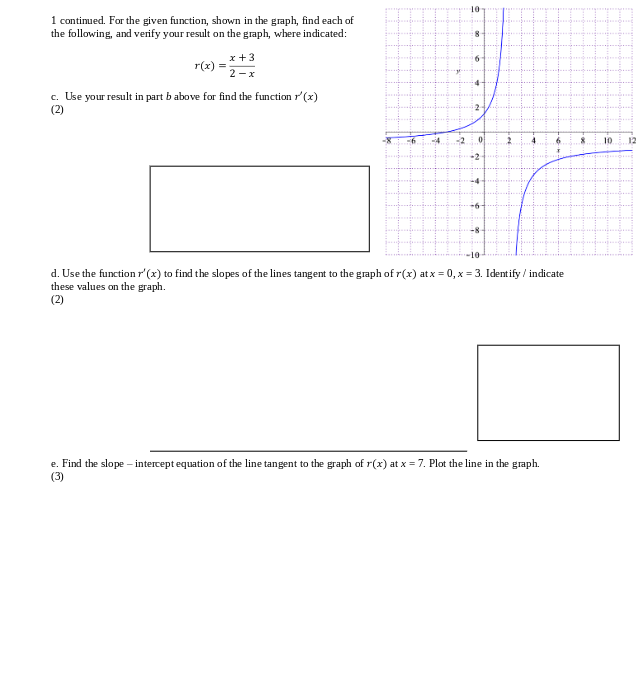 Solved I only need 1 c,d and e answered. 1 a and b are | Chegg.com