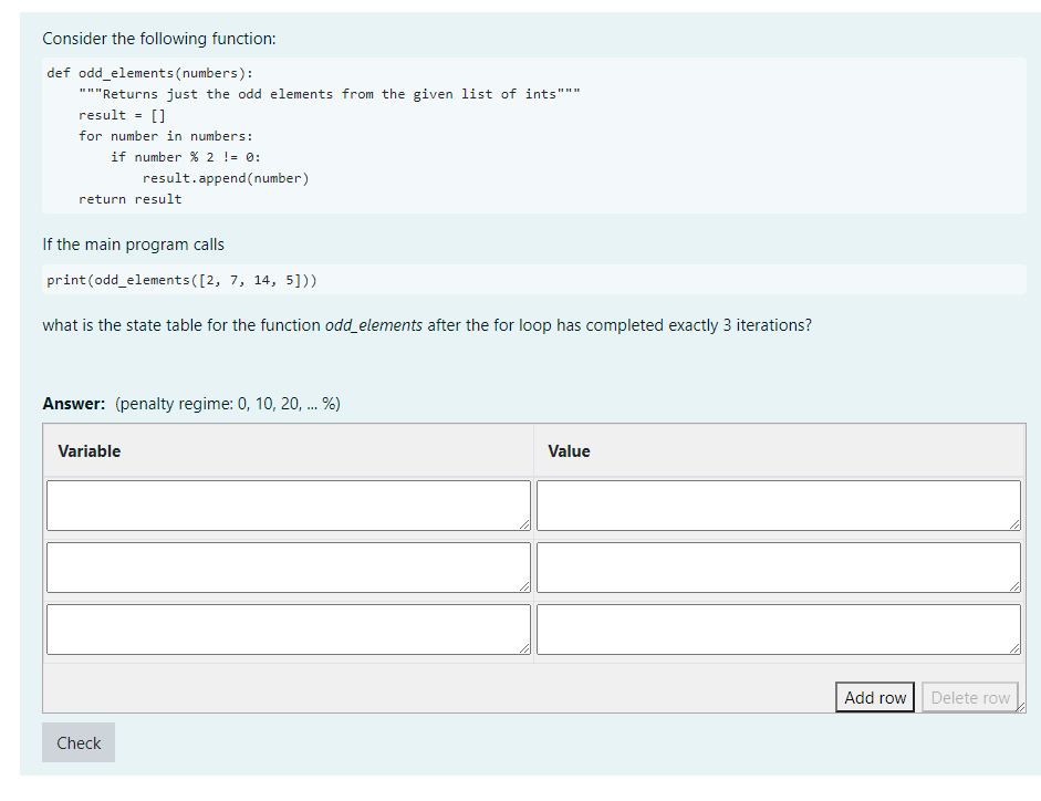 Solved Consider the following function: def squares (nums): | Chegg.com