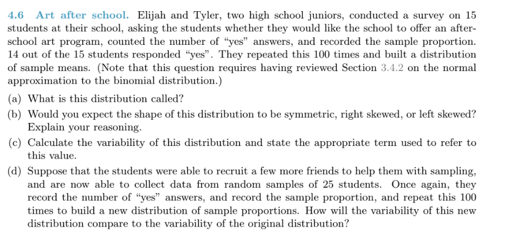 Solved 4.6 Art after schoo. Elijah and Tyler, two high | Chegg.com