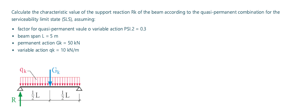 Solved Calculate the characteristic value of the support | Chegg.com