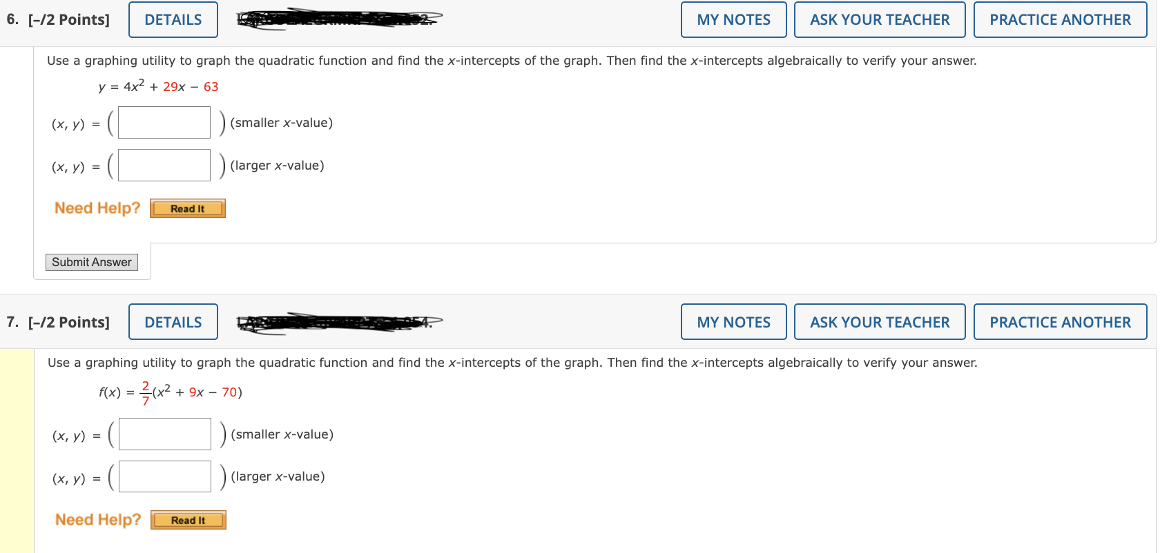 Solved Use a graphing utility to graph the quadratic | Chegg.com