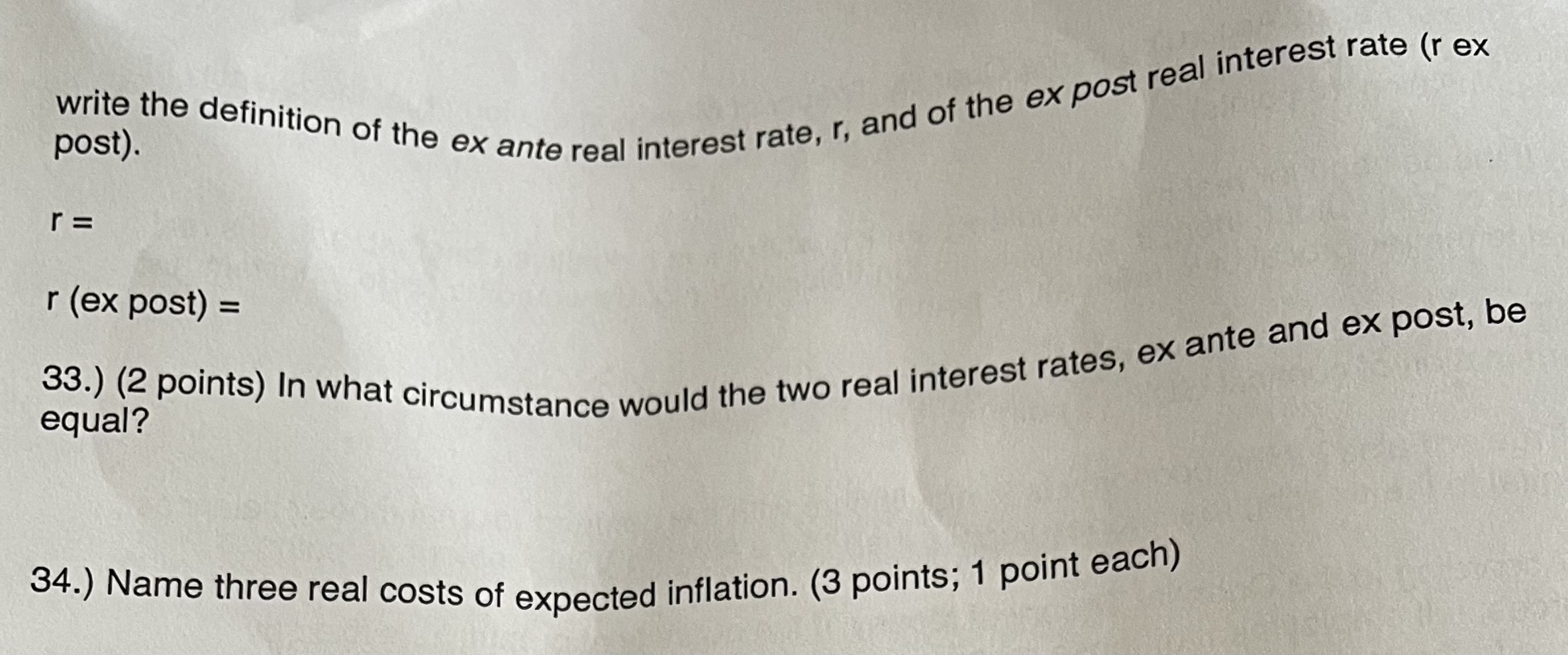 Solved 33.) (2 points) Using the following symbols, i= | Chegg.com