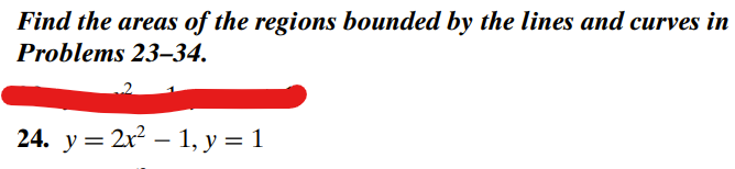 Solved Find the areas of the regions bounded by the lines | Chegg.com