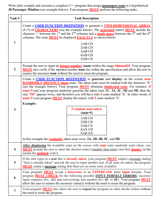 Solved Write Also Compile And Execute A Complete Ch 8514