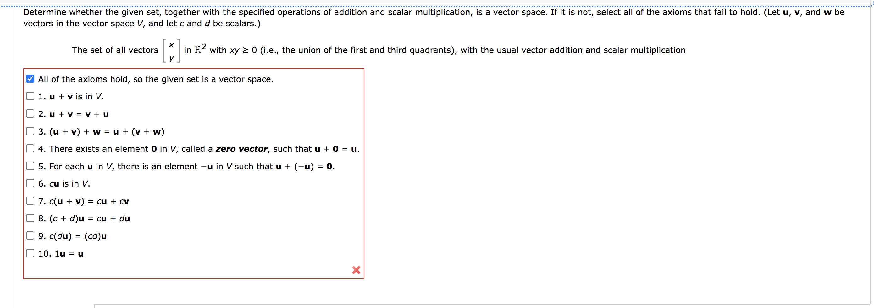 Solved Determine whether the given set, together with the | Chegg.com