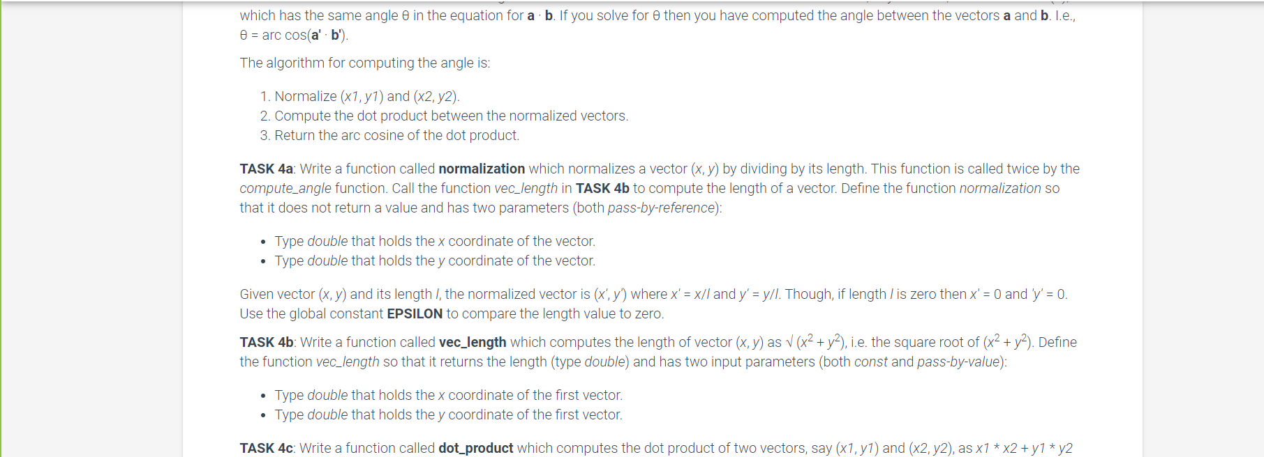 NOTE: The main function has been written for you. DO | Chegg.com