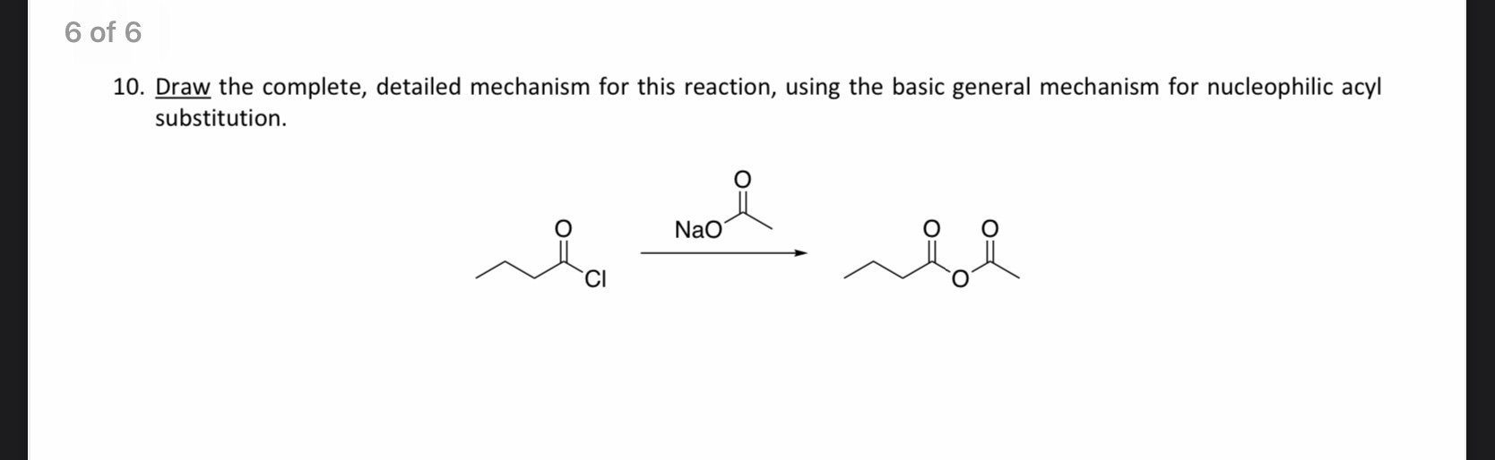 Solved 10. Draw the complete, detailed mechanism for this | Chegg.com